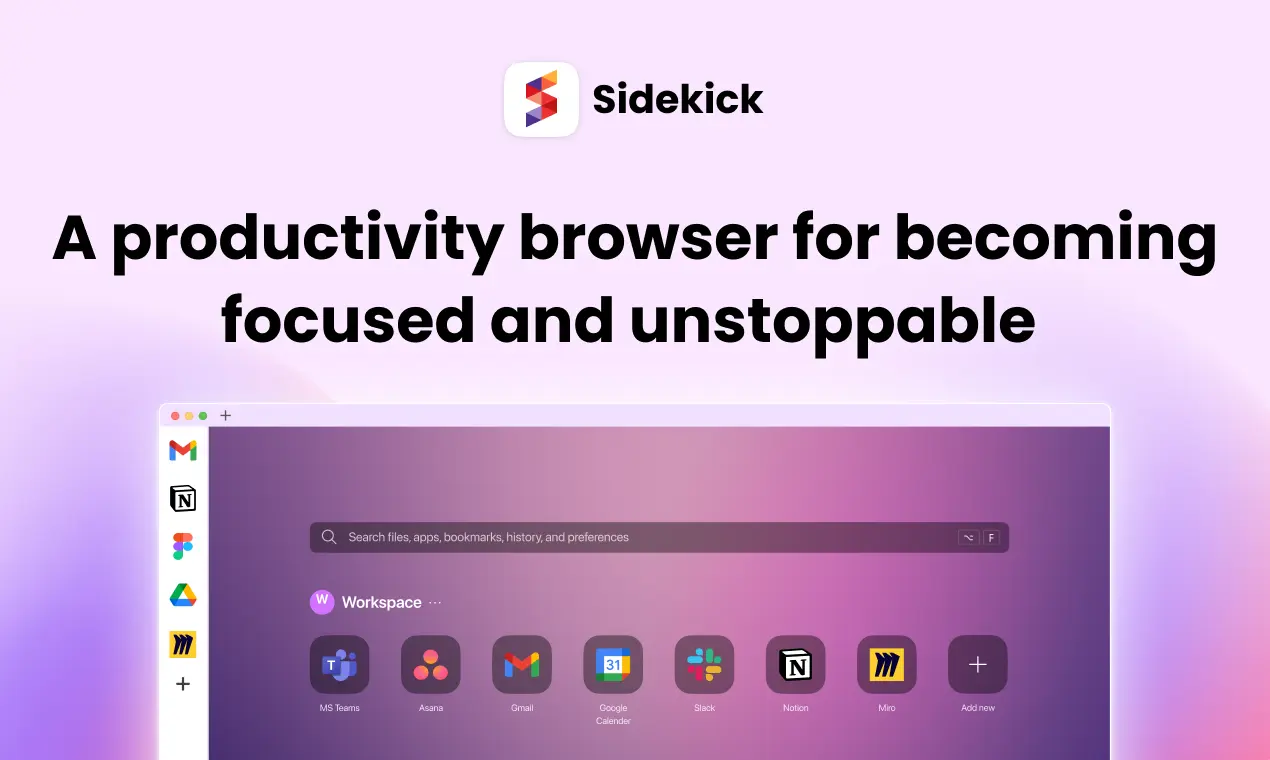 Sidekick, le navigateur qui booste la productivité | SkyMinds.Net